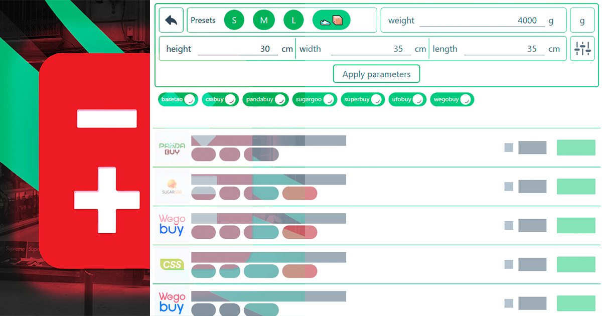 JadeShip Shipping Calculator & Agent Comparison