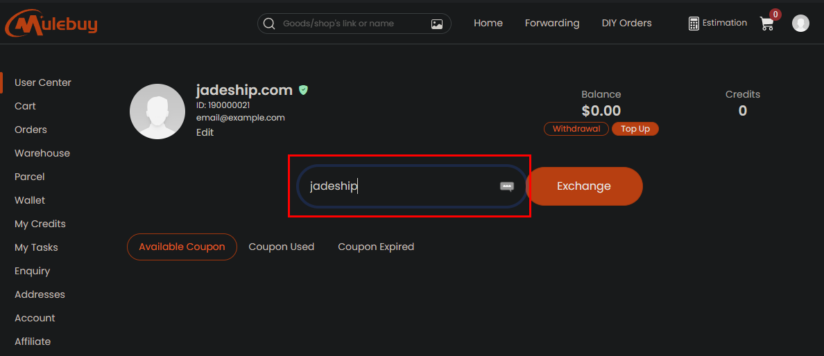 MuleBuy Discount Codes - January 2026 | JadeShip.com
